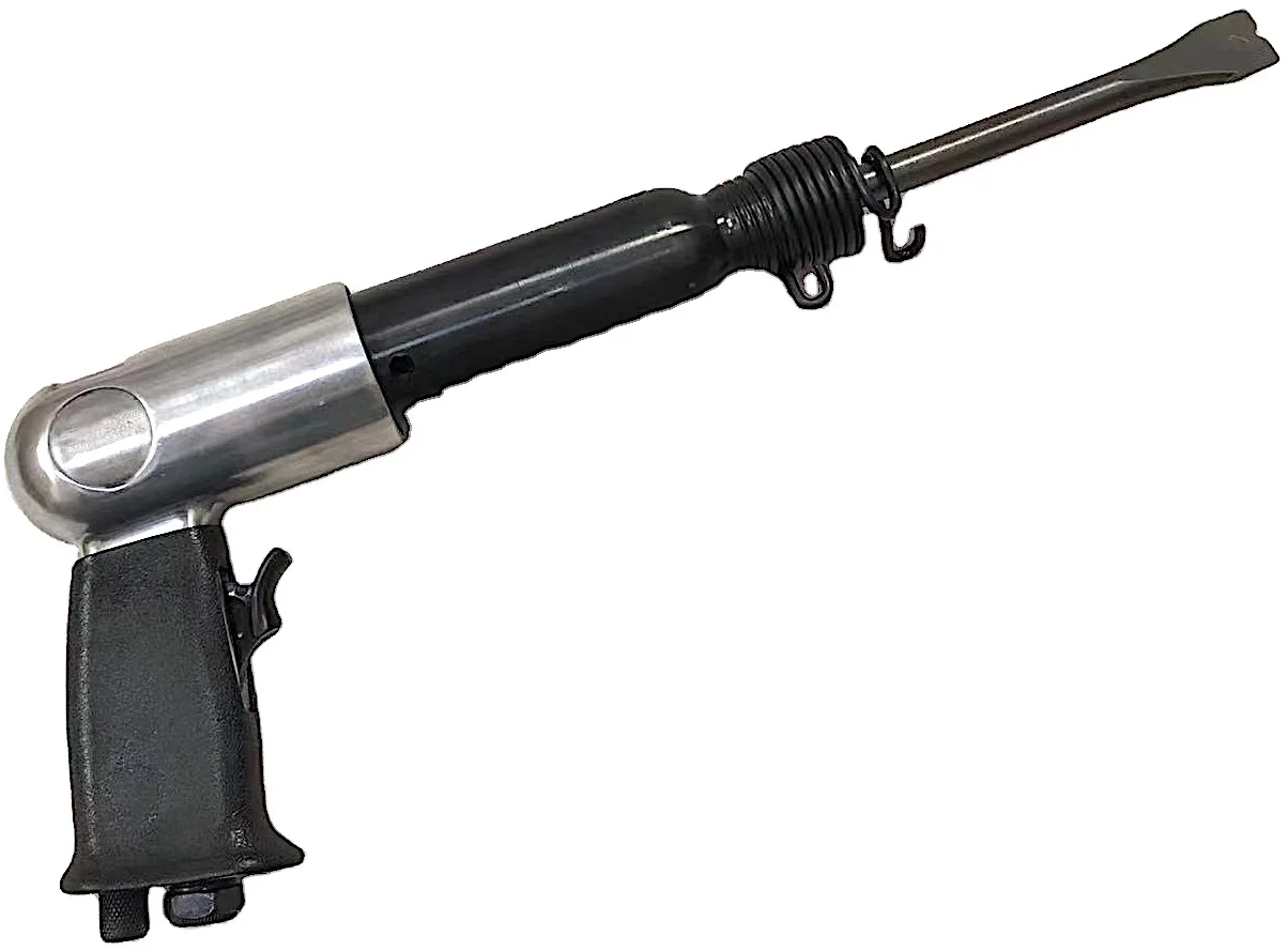 TY61220 Air Long Barrel Impact Hammer Set with 4 Bit - 2,200 BPM