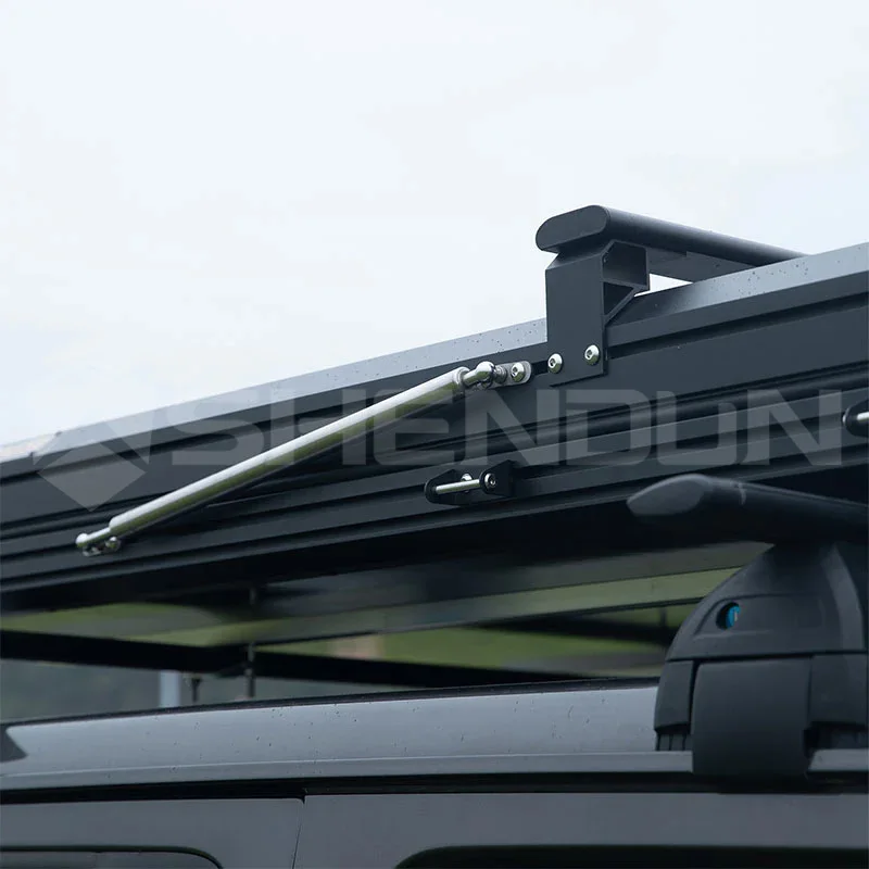 Aluminium Triangle Clam Shell RTT Camping SUV Car Rooftop Tent