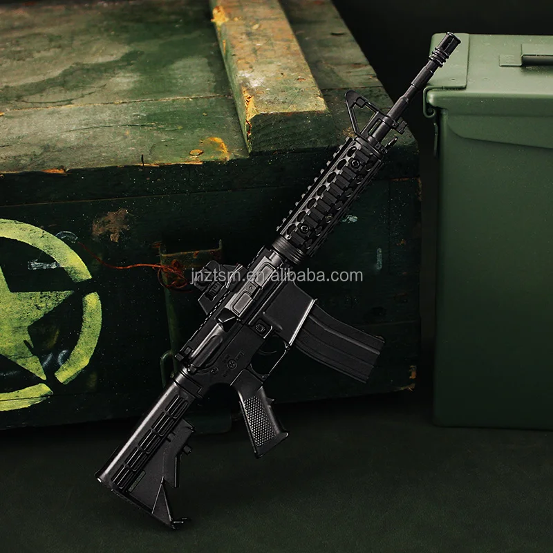 M4a1 Carbine Metal Gun Model - Realistic Assembly Toy