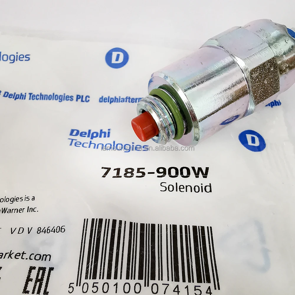 Original 12v Stop Solenoid Valve Square Plug Fuel Shutoff Solenoid 7185-900w 28254093 - Buy 7185 ...