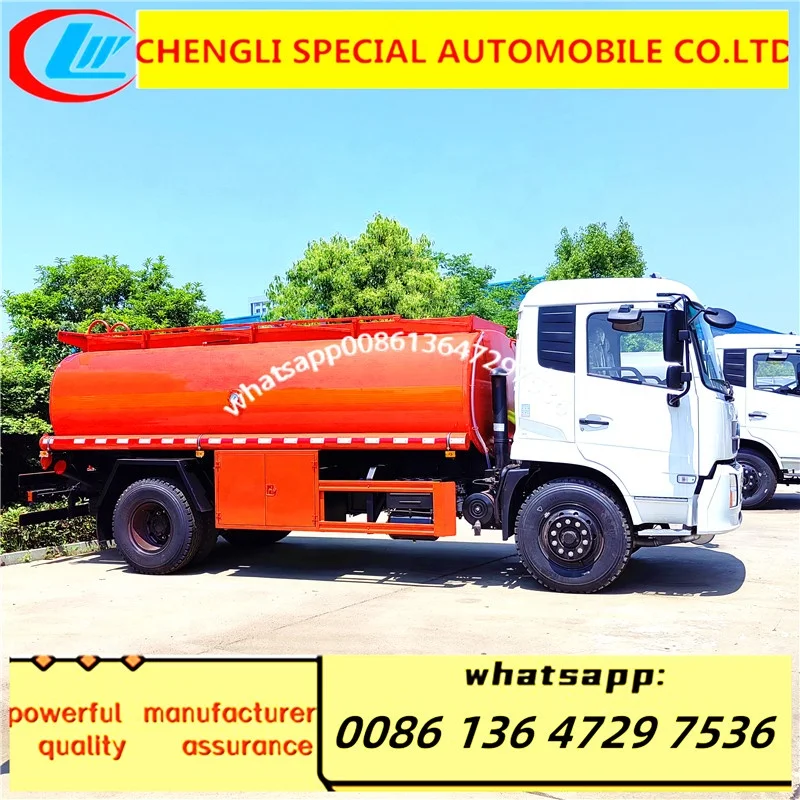 2024dongfeng Small 5200 Liter Gasoline Diesel Oil Tanker Truck Mobile ...