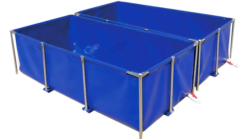 Lvju Square Temporary Koi Fish Tanks Of Aquaculture Farming Pond For ...