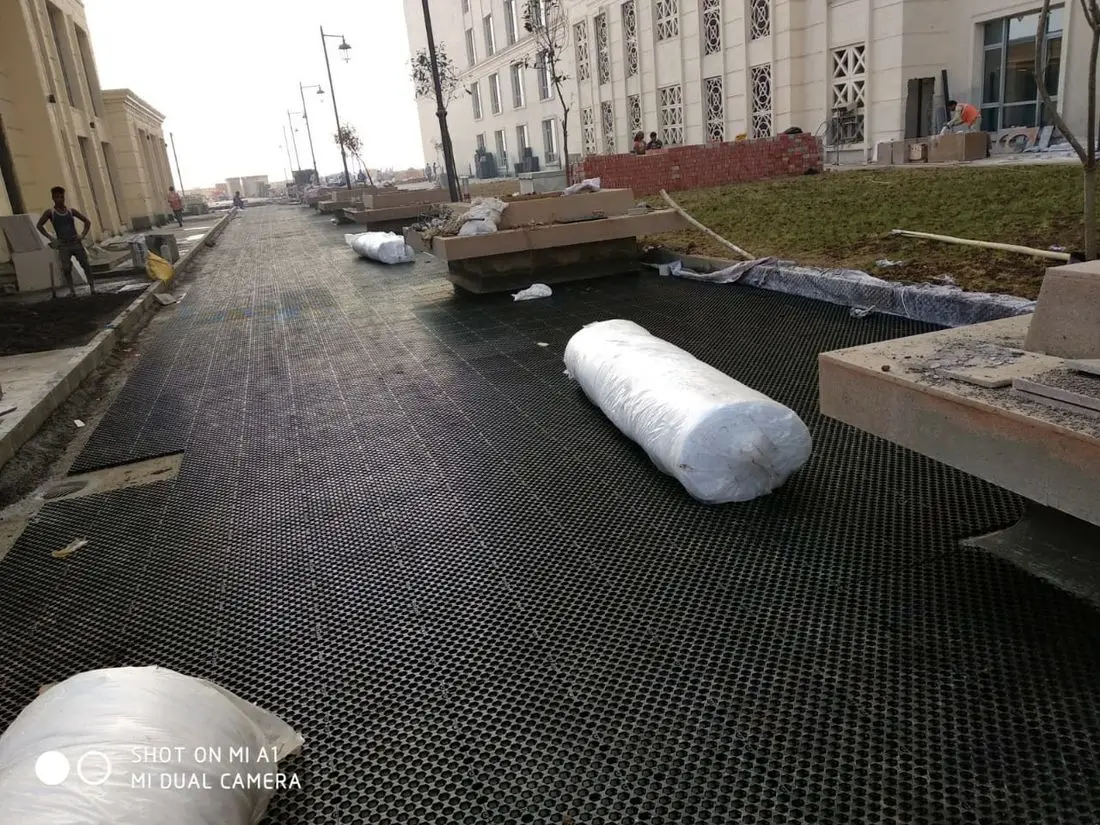 HDPE Drainage Cell for Waterproofing - Durable & Modern