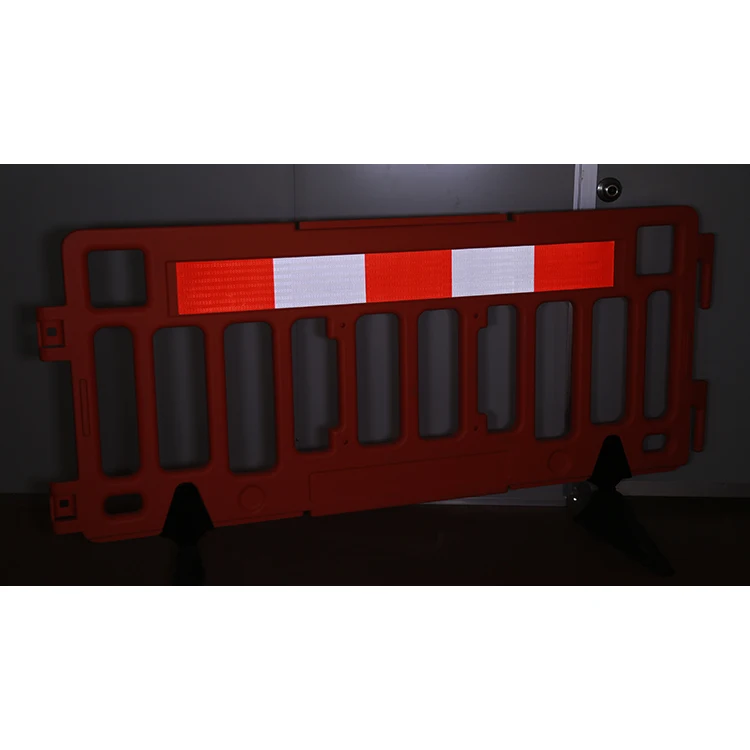 Retro Red White Pvc Sticker Reflective Barrier Facing Strips Barricade ...