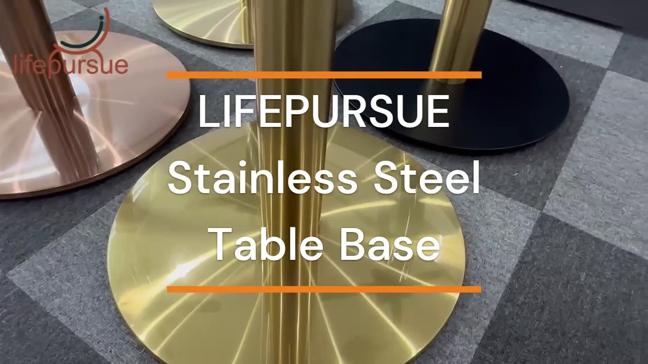 Lifepursue Brushed Stainless Steel Three Leg Table Base - Buy Stainless ...