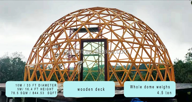 Big Geodesic Glass Dome Tent - Perfect for Outdoor Events
