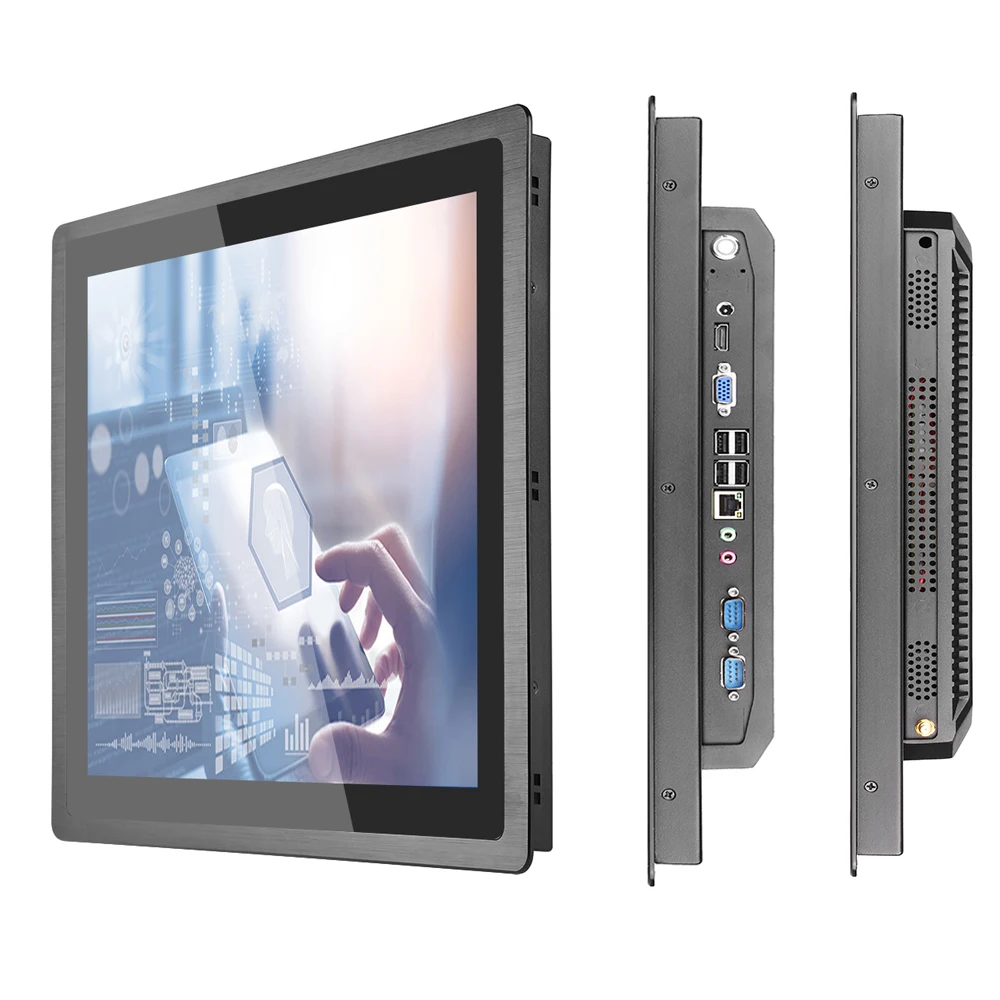 17 Inch Win10 Linux Ip66 Waterproof Embedded Industrial Touch Screen ...