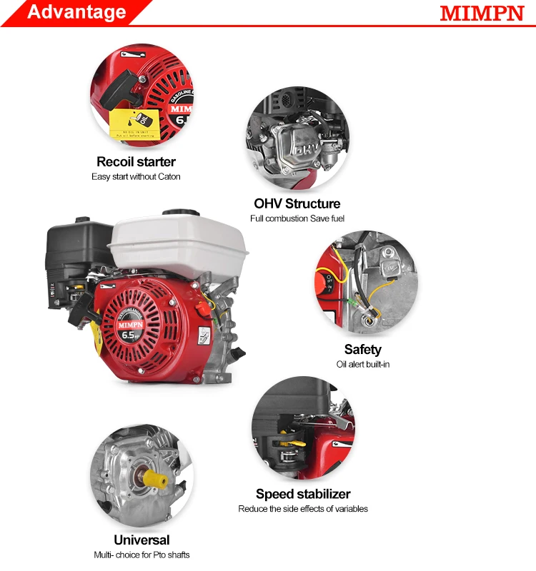 OHV 6.5 Hp Gasoline Engine - Reliable Power Solutions