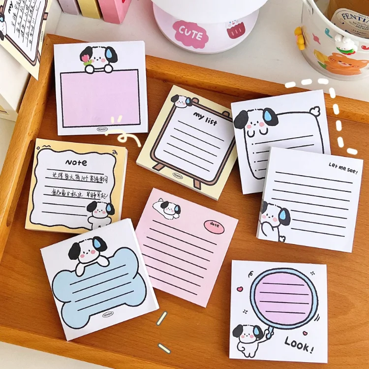 Wholesale Sticky Note Book Cartoon Memo Kawaii Note Student Papeleria ...