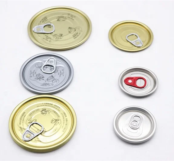 Aluminium Can Lid Easy Ppen End For Metal Tin Cans And PET Can With Cap ...