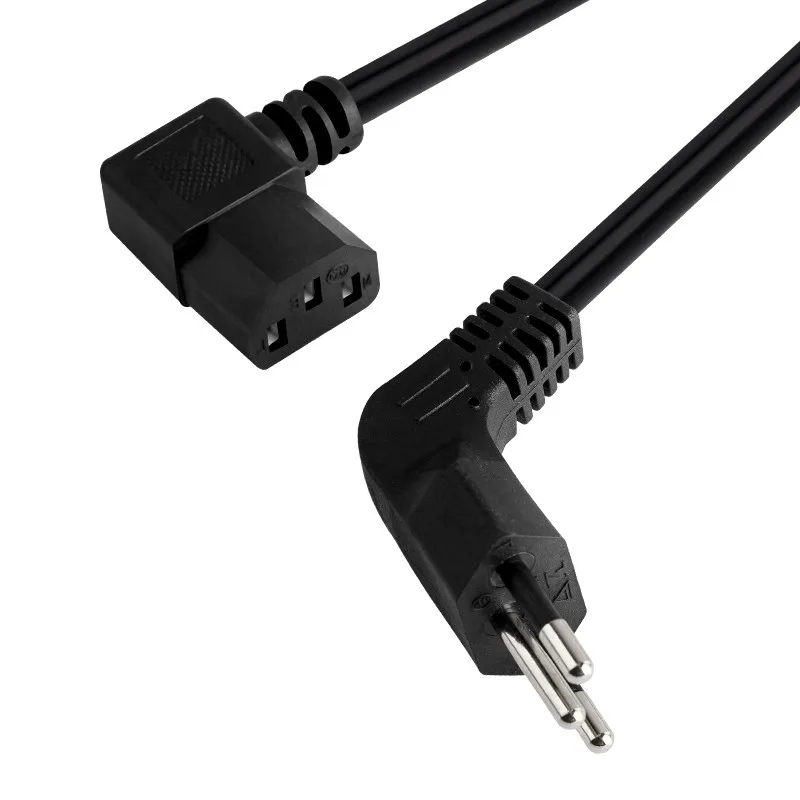 Brazil Computer Ac Power Cord C13 Right Angle 90 Degree Power Plug ...