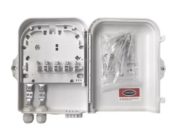 8 Port FTTH Solutions Distribution Splitter Splice Optical Fiber ...