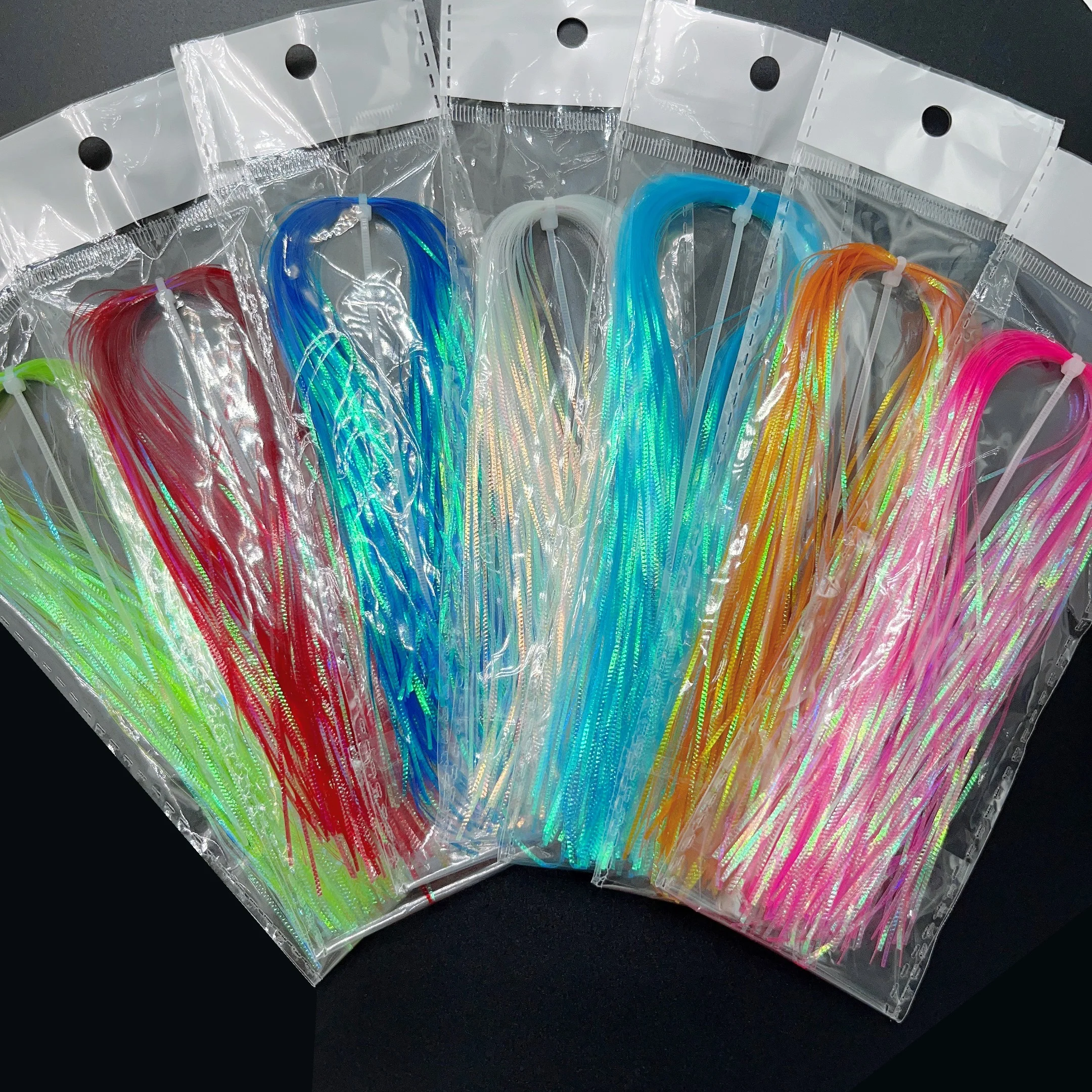 In Stock Fishscale 12 Colors Fly Tying Krinkle Flash Fly Tying ...