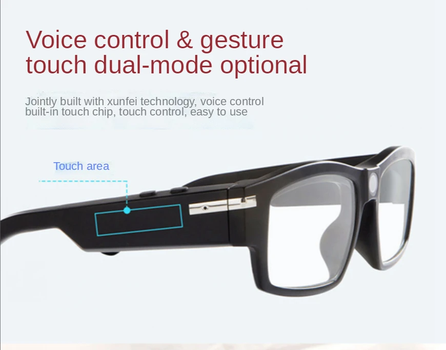 WIFI Smart Bluetooth Camera Glasses with Polarized Lens