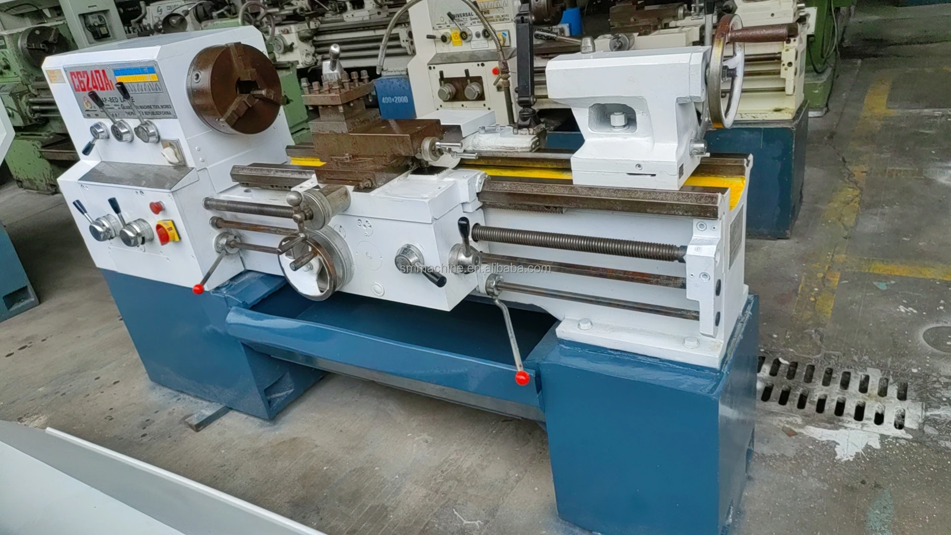 Cheap Price Manual Lathe Machine Gap Bed Manual Metal Lathe Machine ...