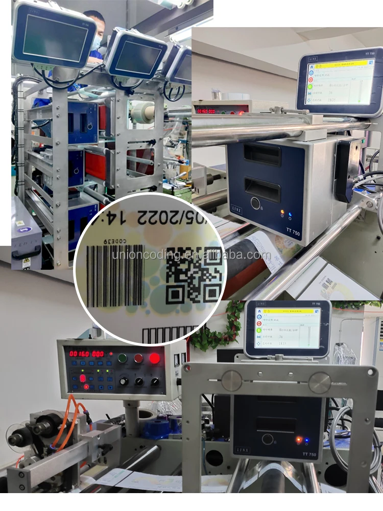 LINX TT750 Thermal Transfer Overprinter for Expire Date Code Printing