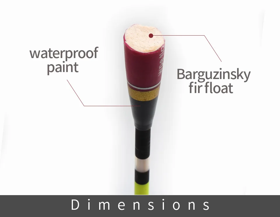 Fishing Float Short Leg Long Tail 4g 5g 6g 27.5cm/28.5cm Balsam ...