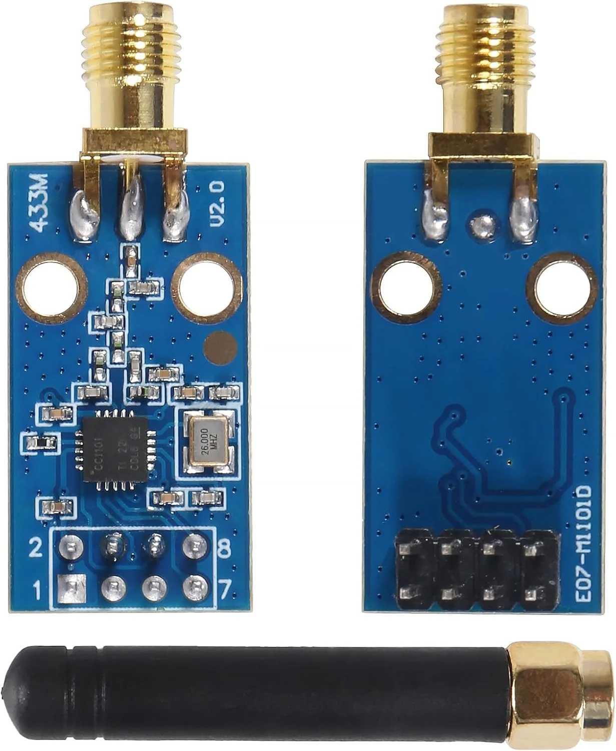 CC1101 Wireless Module with Straight Antenna Wireless Transceiver ...
