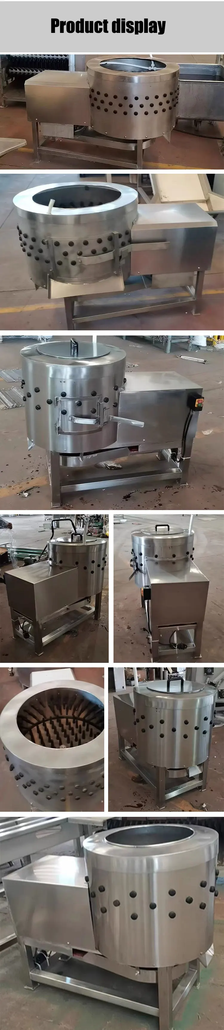 High-Yield Chicken Plucker Efficient Poultry Peeler Clean Results 220V ...
