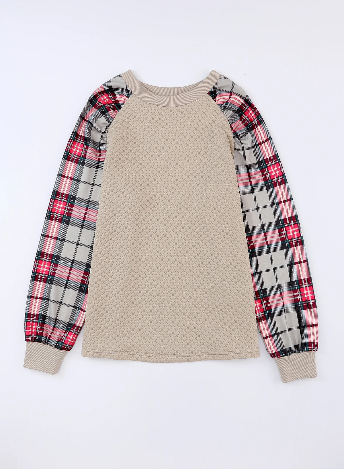 Dear-lover Oem Odm Custom Logo Private Label Pullover Plaid Raglan ...