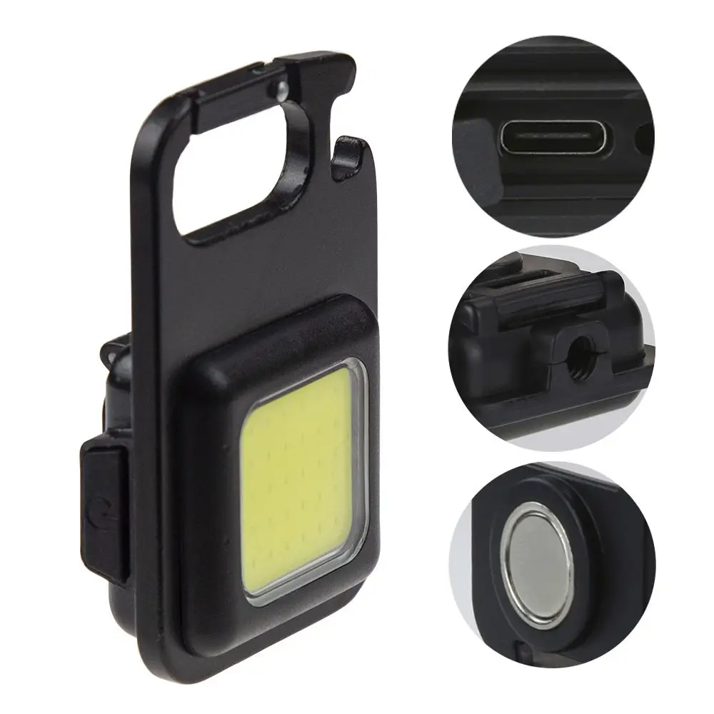 Mini Aluminum Rechargeable Portable Pocket Waterproof Magnetic Cob Led ...