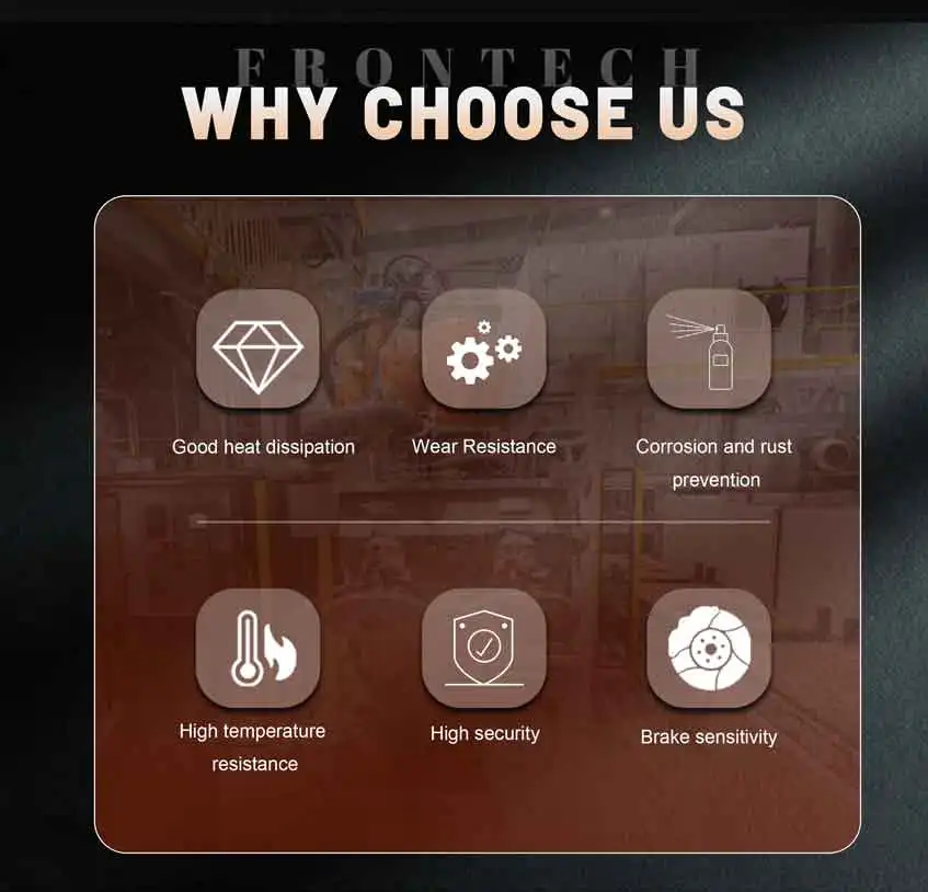 Frontech For Toyota Hiace 2022 Disc Brake 260mm Caliper Piston And Oem ...