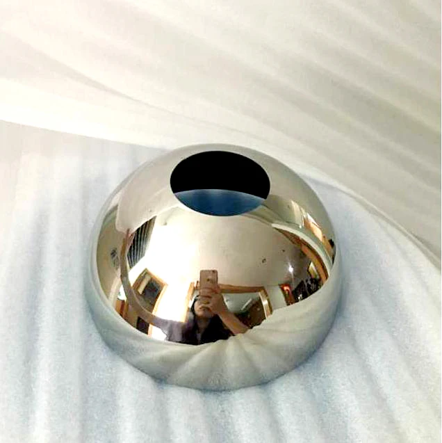 Glossy 150mm Inox Steel Half Sphere Stainless Steel Balls