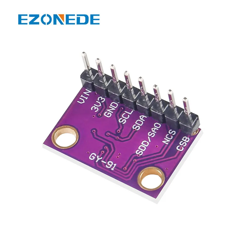 Mpu9250 Bmp280 Gy-91 10dof Acceleration Gyroscope Compass Nine Shaft ...