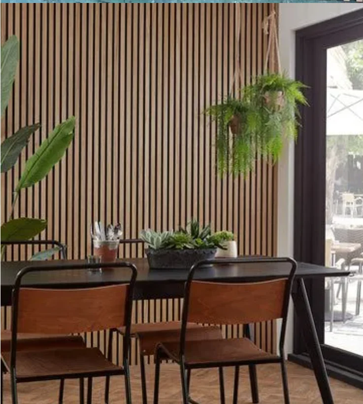 Sandalwood Laminate Slat Wall Slat Ceiling Wood Panels Pet Acoustic ...