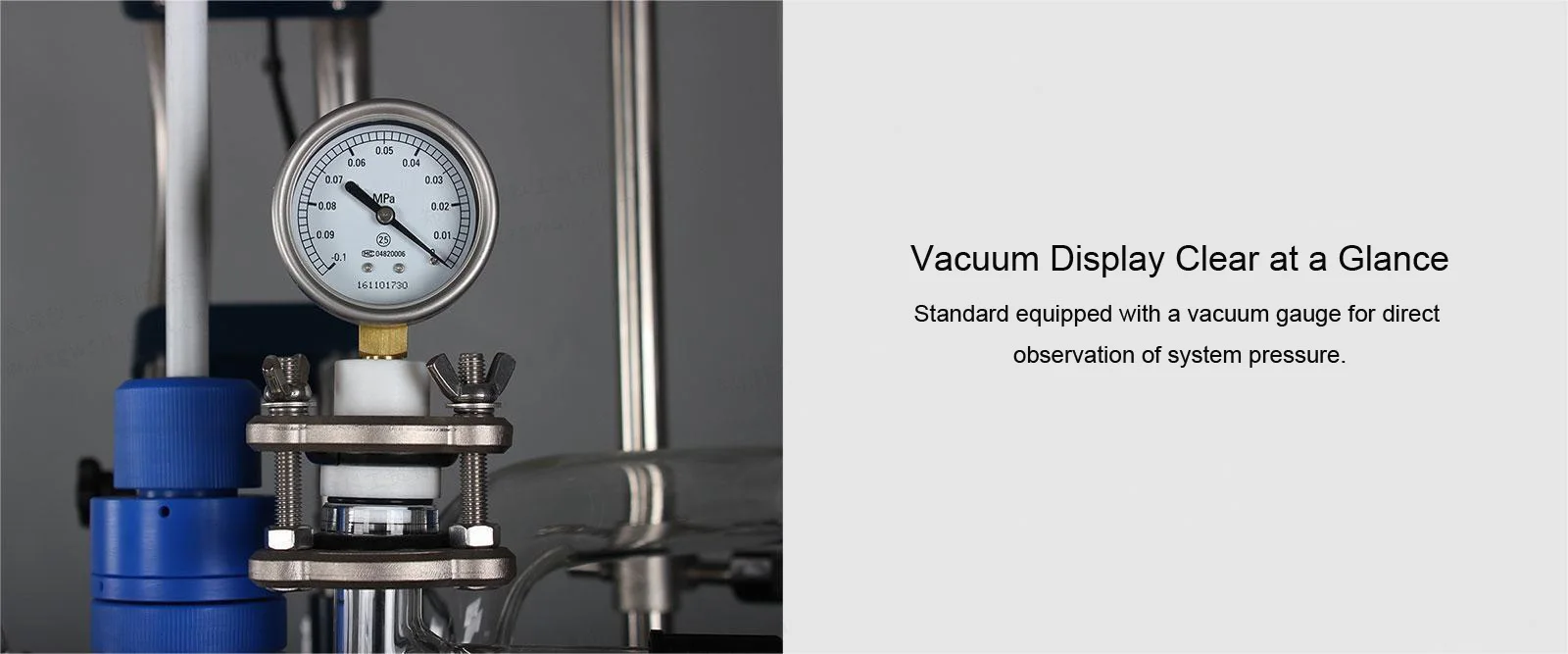 Lab Scale Two-layer Jacketed Vacuum 10l Glass Reactor Chemical Vacuum ...