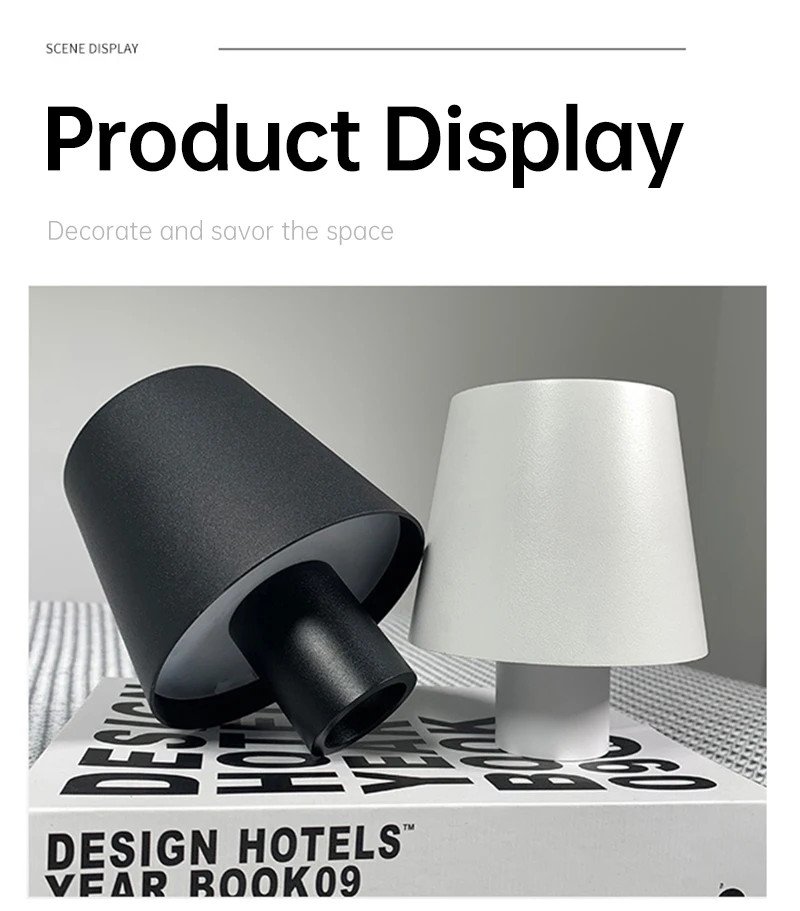 Dinner Restaurant Wireless Design Garden Bedside LED Lamps
