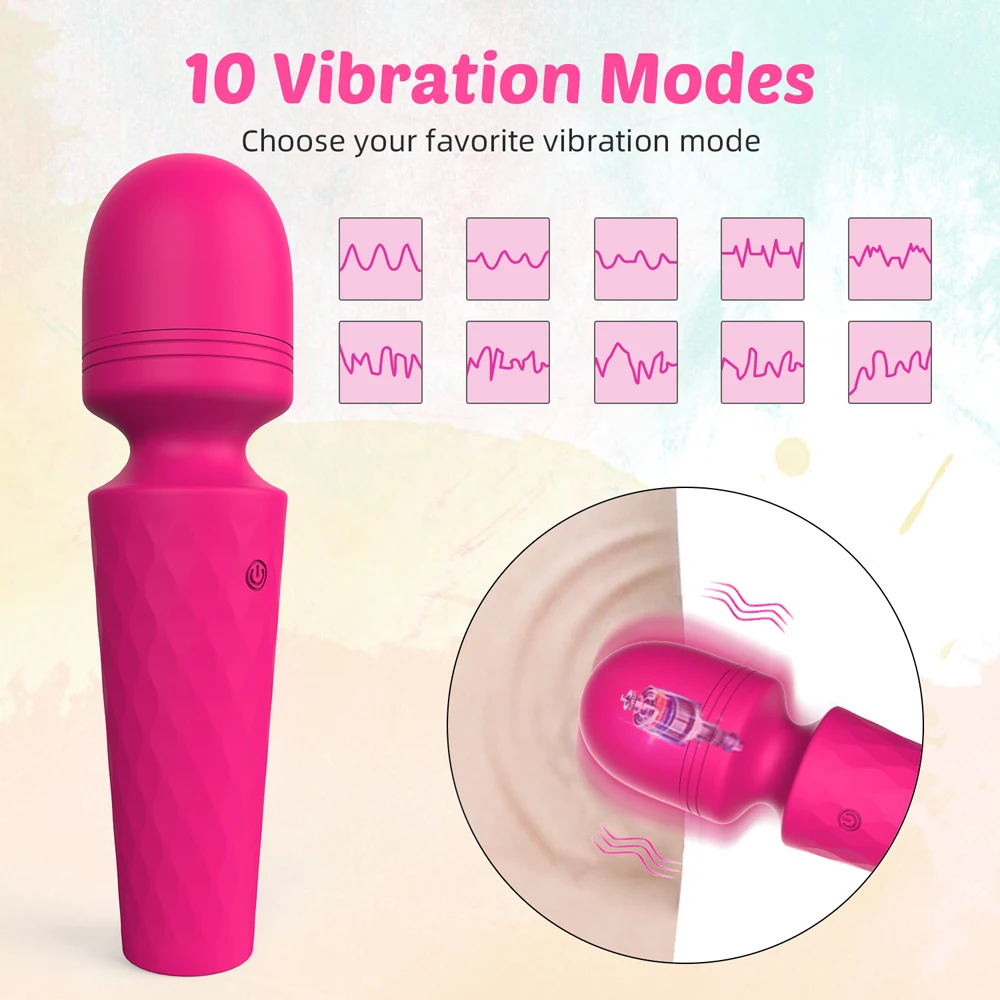 Ylove New Mini Wand Massager Soft Silicone Vibrator For Women Adult Sex Toys For Sex Fun - Buy ...
