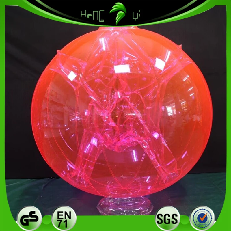 Hongyi Toy Custom Inflatable Transparent Pink Ball Suit Bondage PVC ...