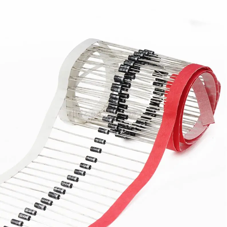 1n4007 Inline Rectifier Diode Do-15 Pin Length 58mm Ribbon Rectifier ...