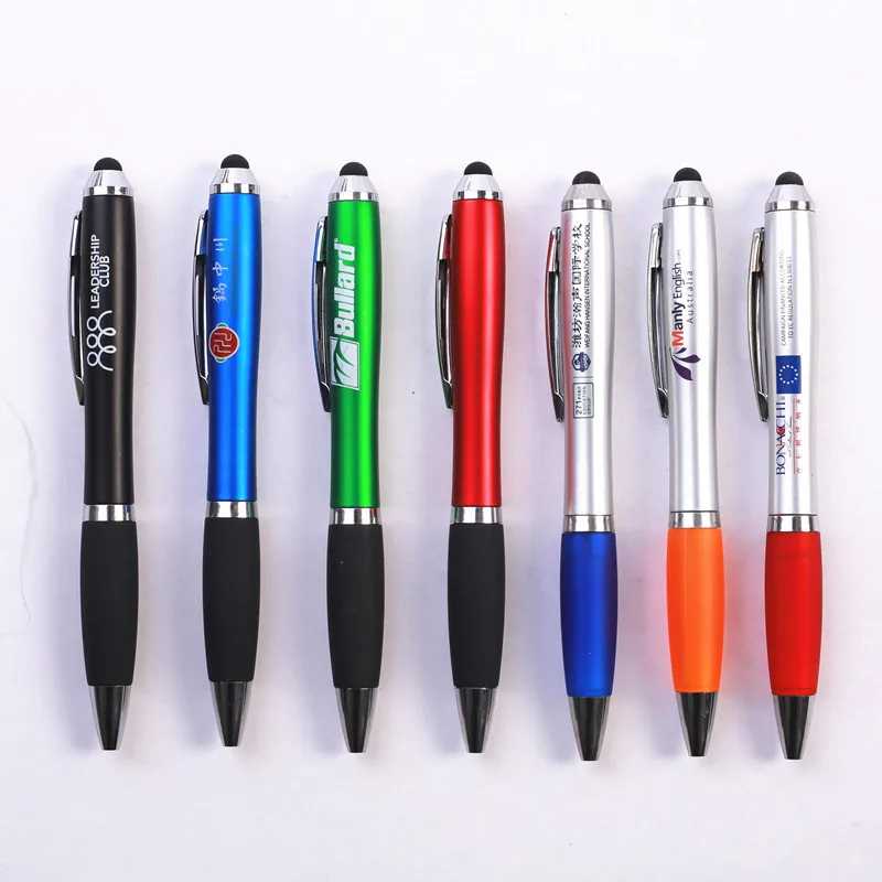 Promotional 2 In 1 Stylus Ballpoint Pen With Custom Logo For Back To ...