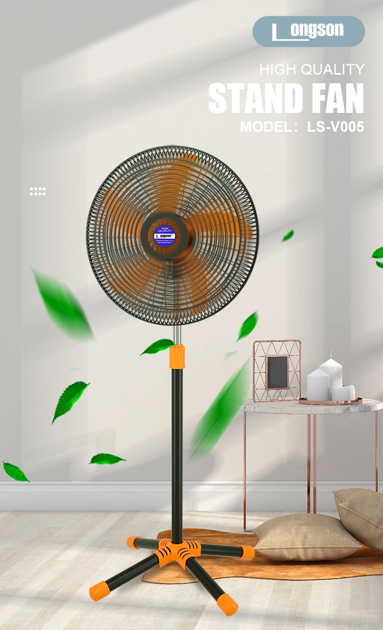 Cross Base Stand Fan 5 Blades - Efficient Cooling Solutions