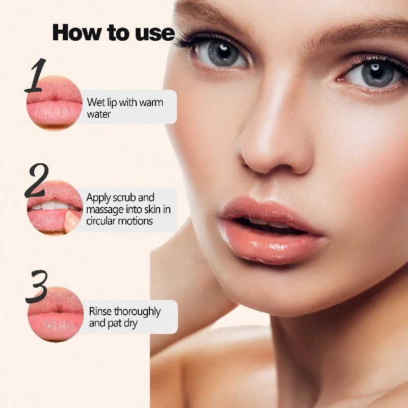 Custom Green Tea Strawberry Lip Scrub Set Wholesale Natural Sucrose ...