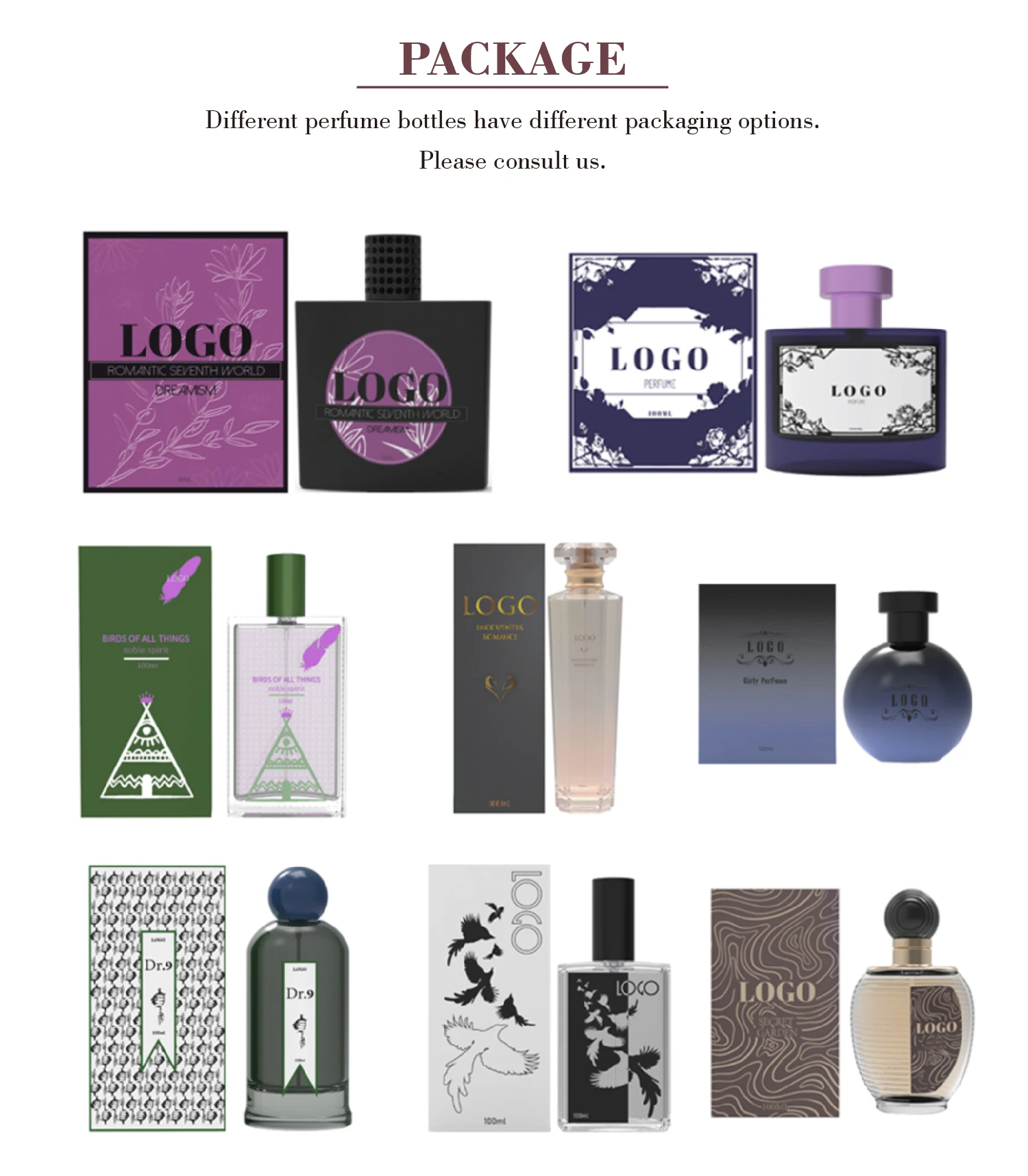 Wholesale 3pcs 30ml Custom Logo Original Women's Perfume High Quality ...