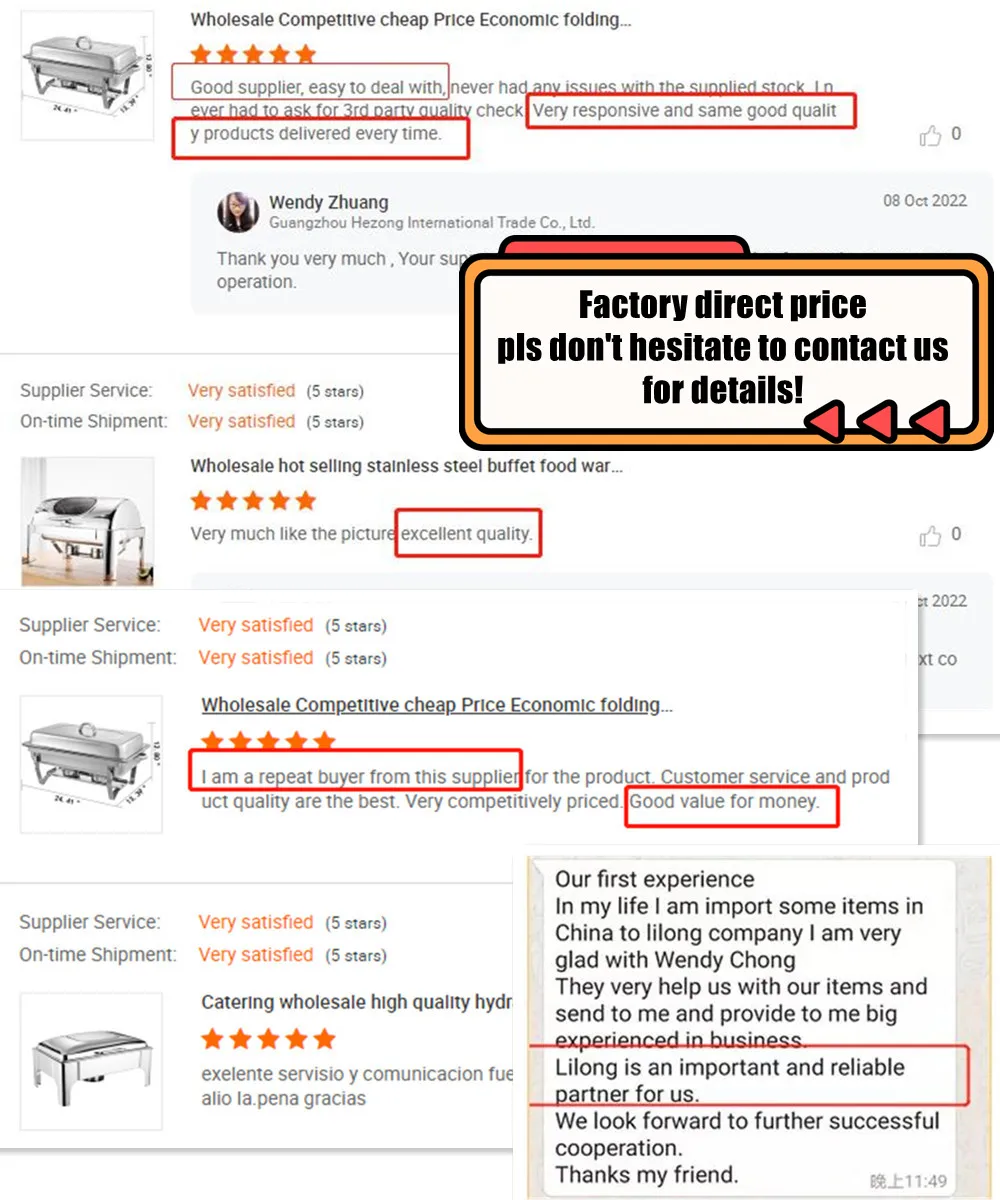 Shop Our Competitive Price Food Warmer - HEZONG Chafing Dishes