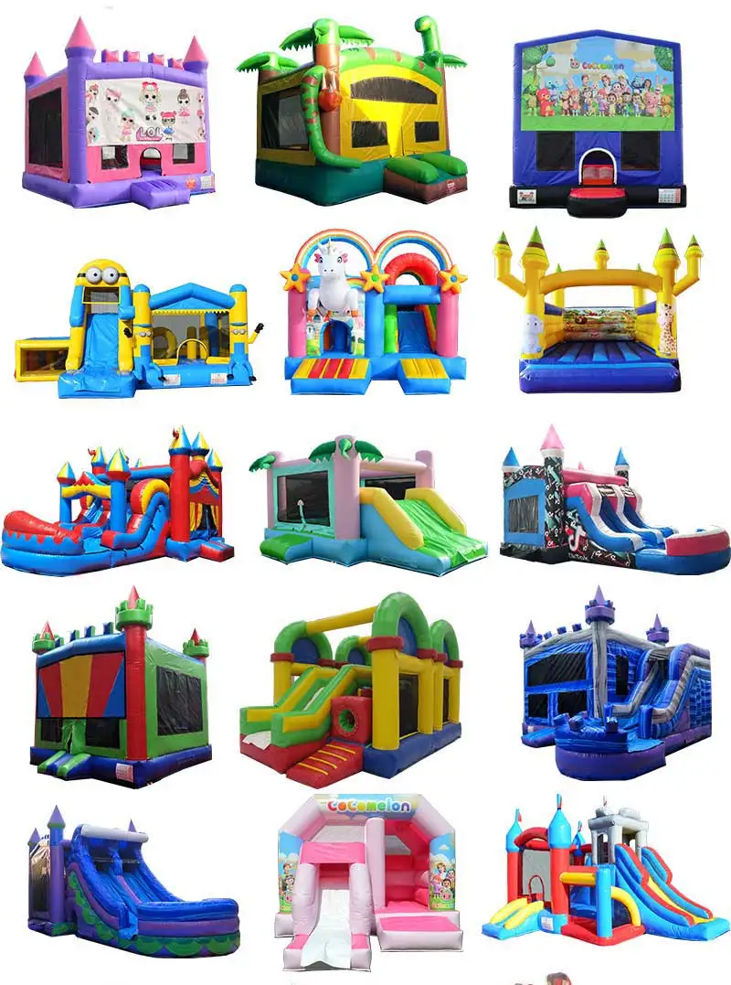 Newest Theme Outdoor Moon Air Bouncer Spacewalk Macaron Color Kids ...