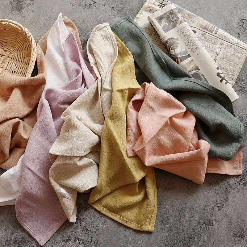 Cotton Linen Napkins for Wedding - Customized Options