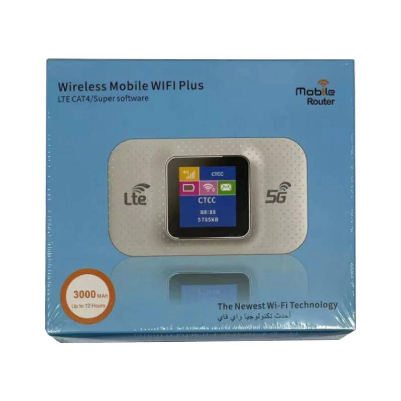 4g Wireless Router Color Screen Pocket Mobile Wifi Router Hotspot ...