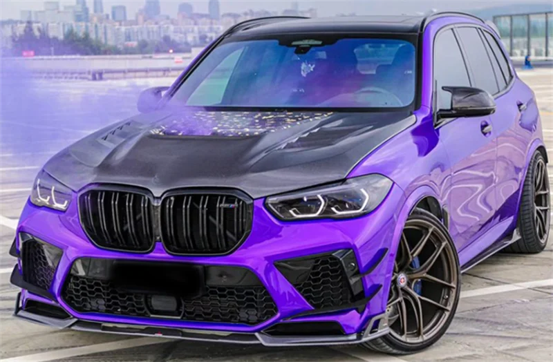 Modified Ae Style Carbon Fiber Front Bumper Edge For Bmw X5m F95 Body ...