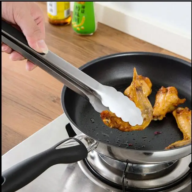 Versatile Stainless Steel Tongs - Perfect for Kitchen