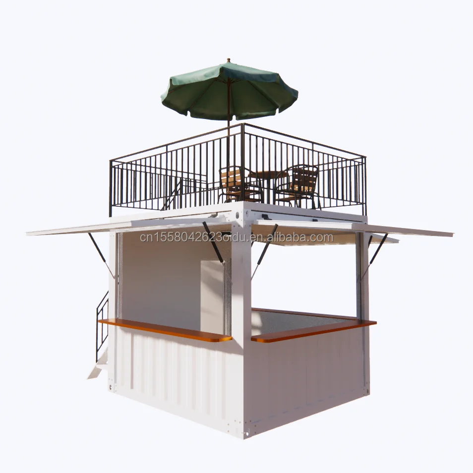 Customized Mobile Store Pop-up Coffee Bar - 20ft Container