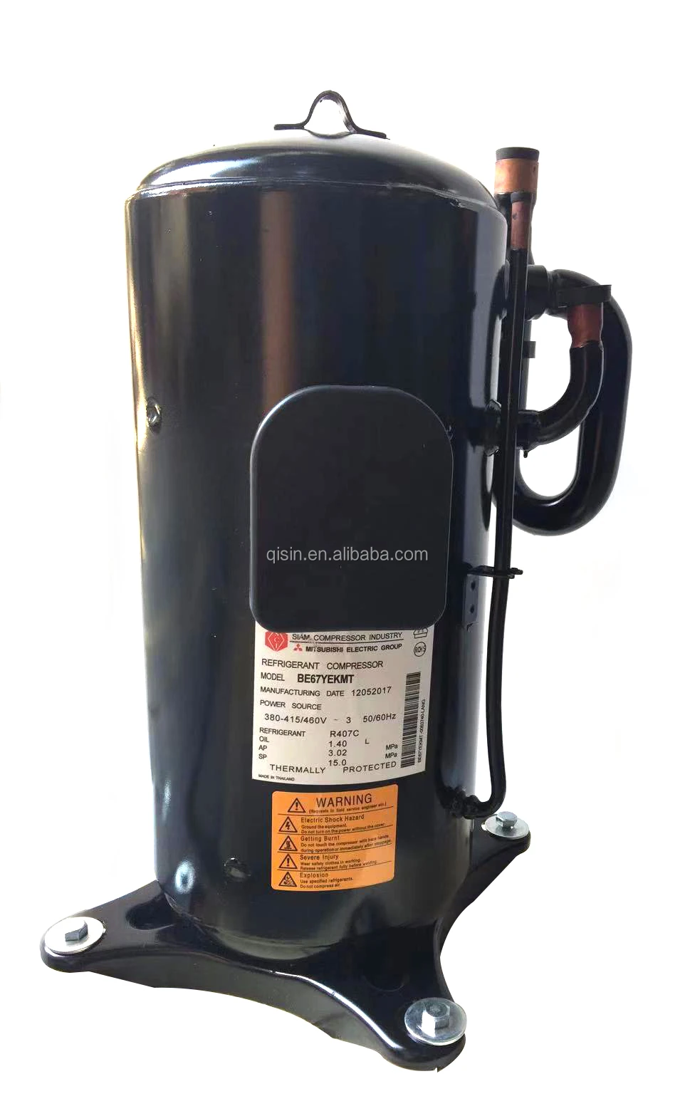 R410a Siam DC Inverter Scroll Compressor ANB87FVLMT