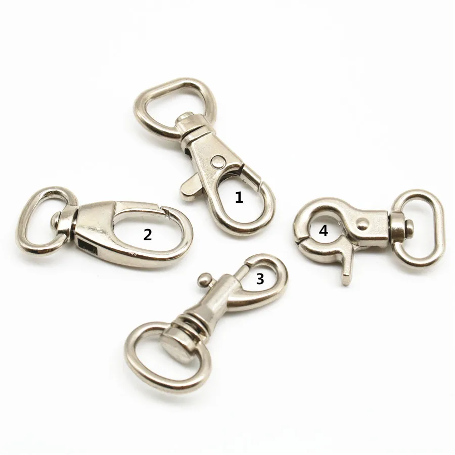 Small Silver Lobster Swivel Clasps Key Ring Lobster Clasp Swivel Hook ...