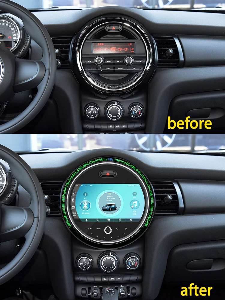 For Bmw Mini F55 F56 Nbt 2014 2015 2016 256gb 9inch Android 12 Screen ...