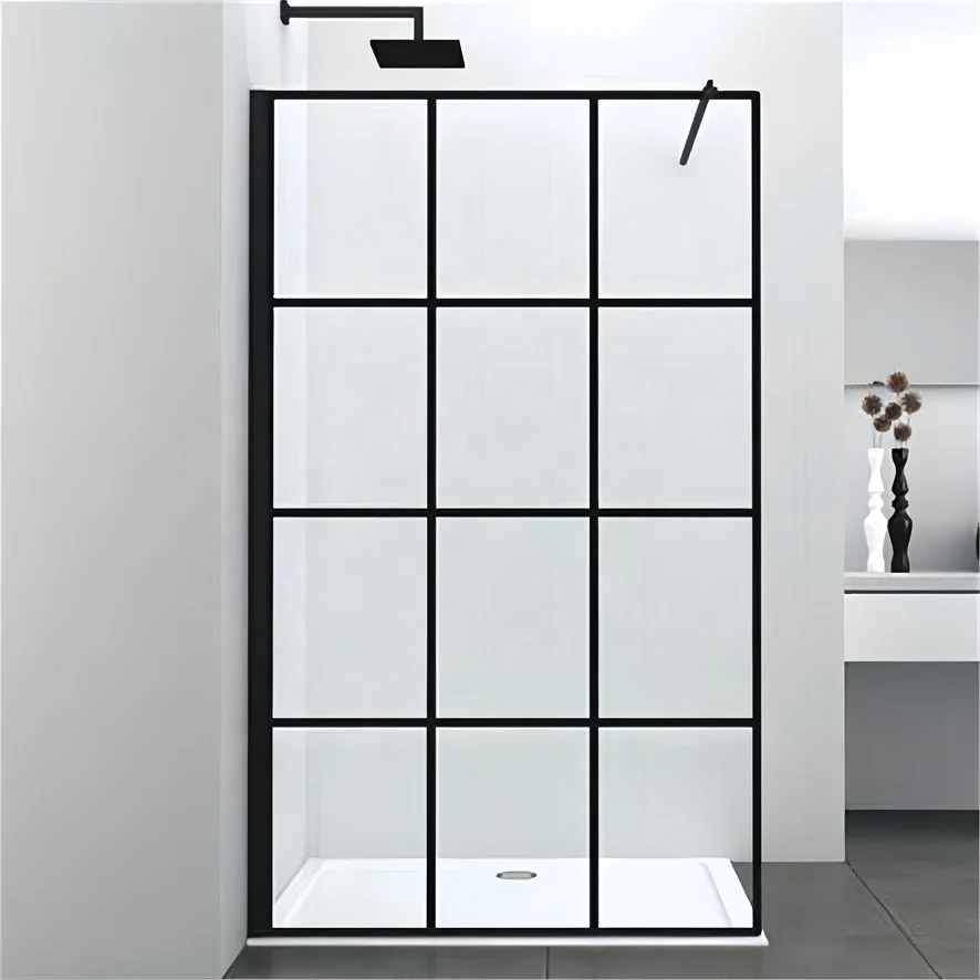 Oumeiga Walk In Shower Enclosure Bathroom Shower Screens Glass And ...