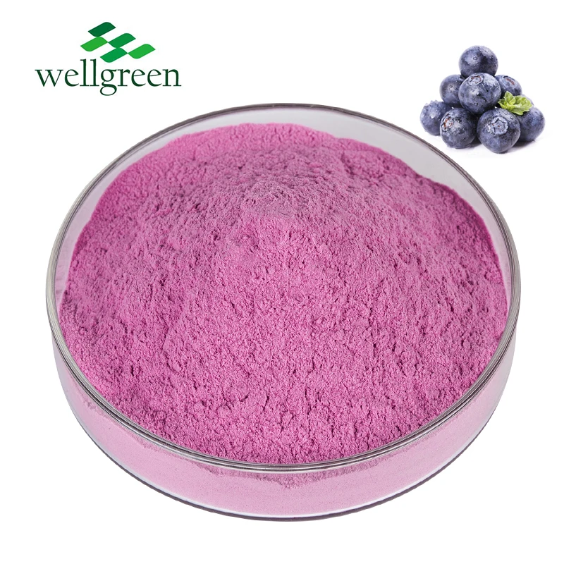 Wellgreen Food Grade Blueberry Fruit Juice 100% Pure Water Souble ...